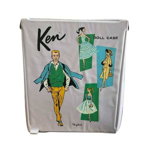 Mattel | Toys | Vintage Barbie Ken Doll Carrying Case 96s Purple Good ...